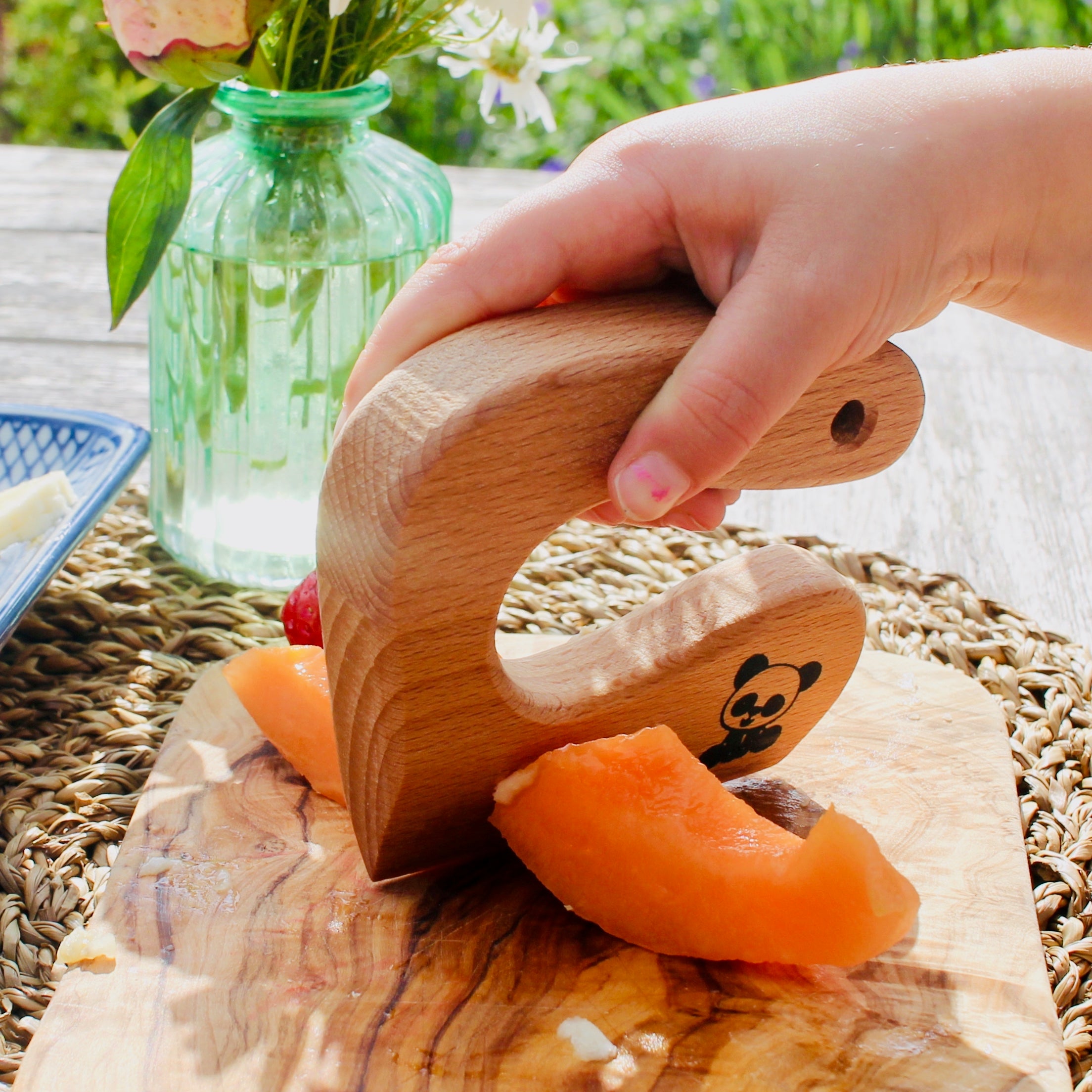 P'tit Chef Choppi Chop - Montessori Wooden Fruit and Vegetable Chopper ...